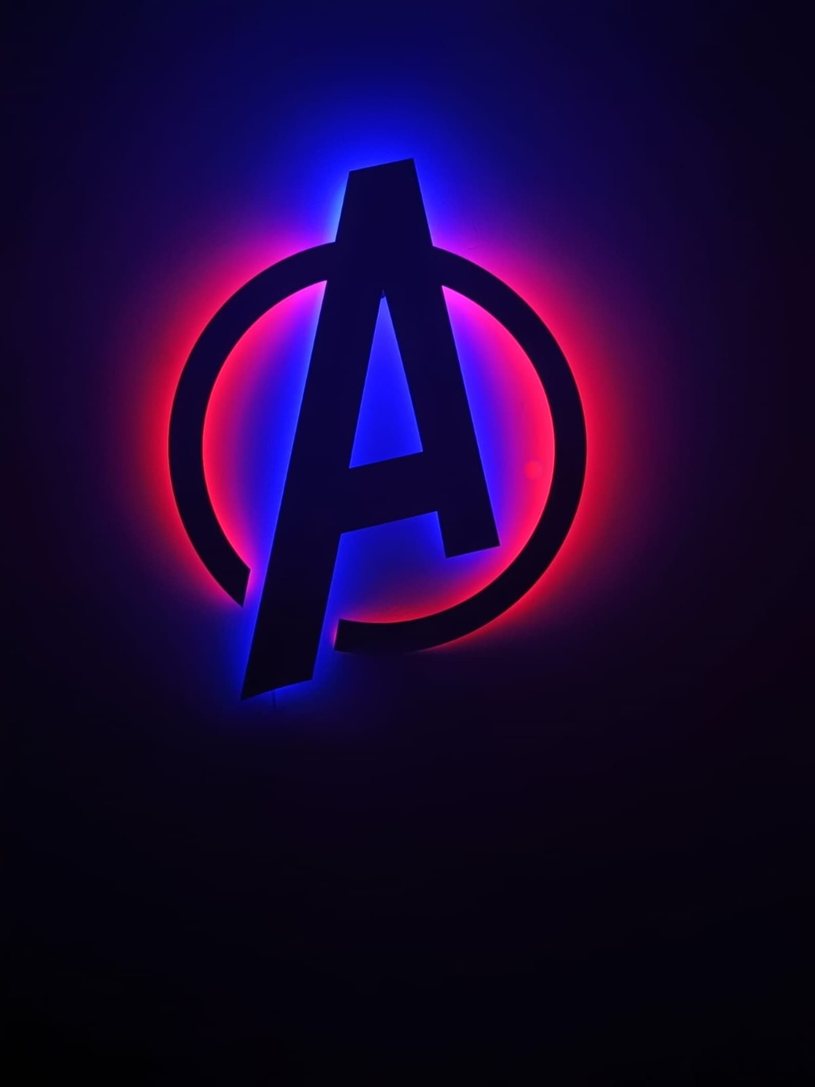 Avangers Metal Led Light Avengers Logo Sign Led marvel - Etsy
