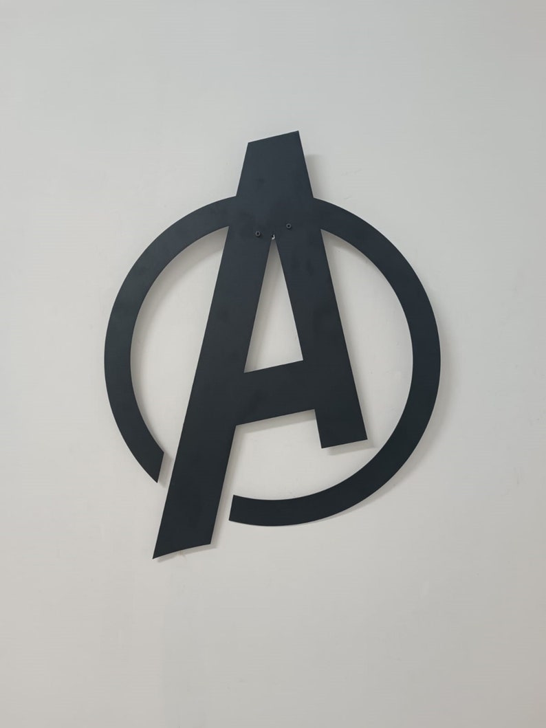 Avangers Metal Led Light Avengers Logo Sign Led marvel - Etsy