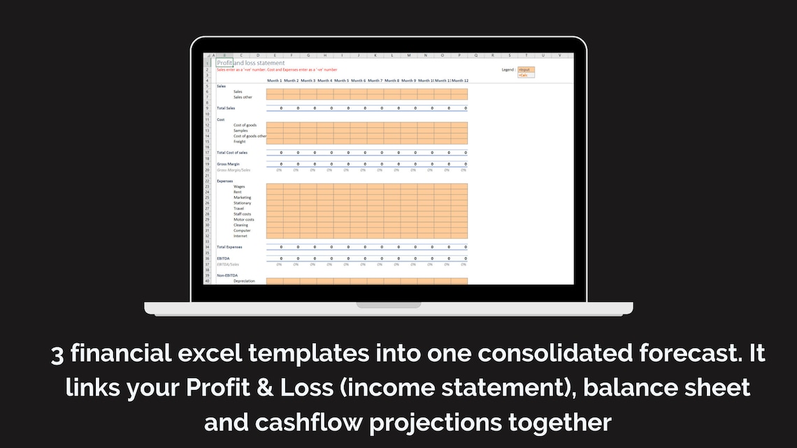 The Ultimate Excel Templates for Business Including Profit and Loss ...