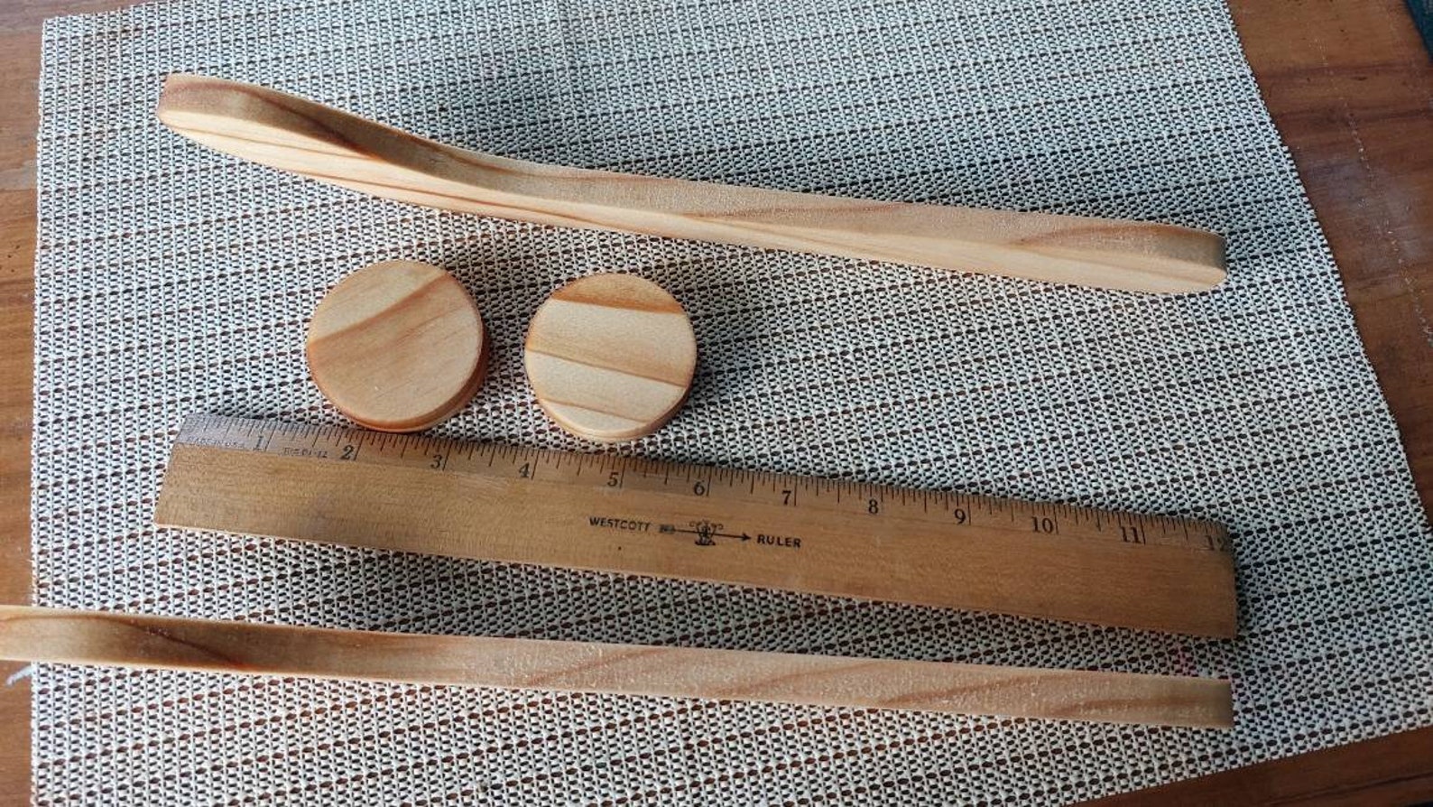 Wooden Nok Hockey Sticks and Pucks - Set of 2 - Etsy