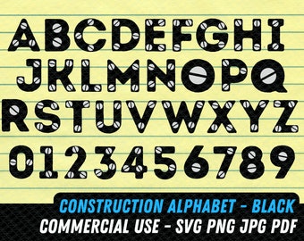 construction font cricut
