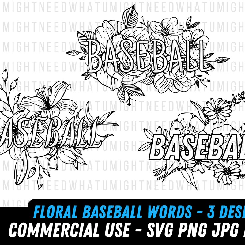 Baseball Flowers - Etsy