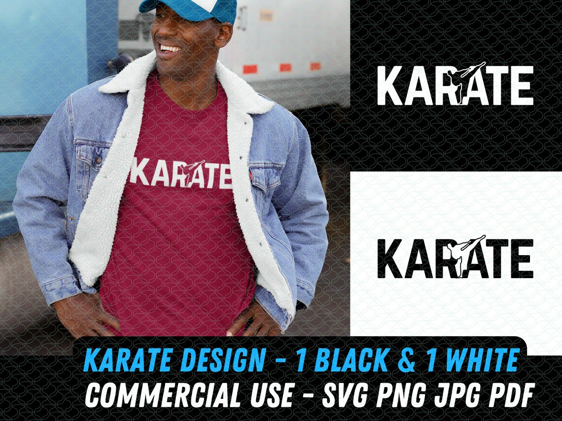 Karate Design Writing SVG Karate Png Karate Svg Digital File Karateka ...