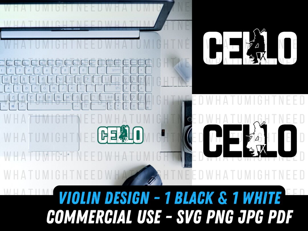 Cello Design SVG Cello Png Love Cello Digital File Cello Player Design ...