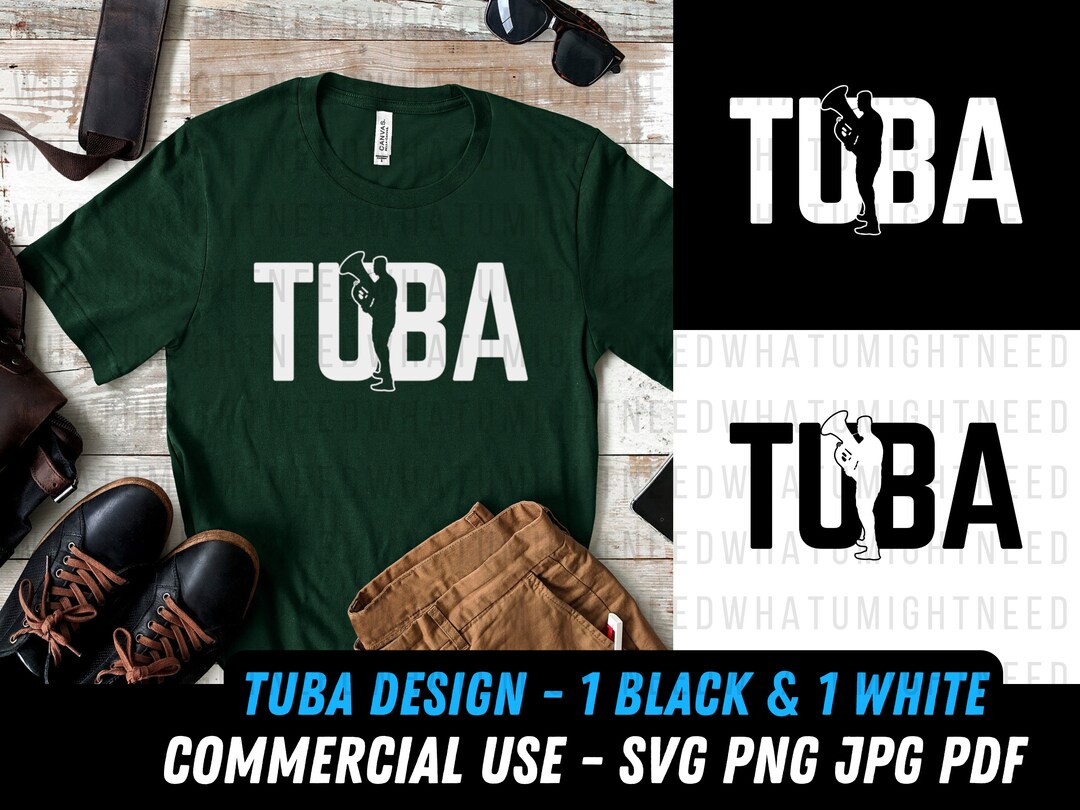 Tuba Design SVG Tuba Png Love Tuba Digital File Tuba Player Design Tuba ...
