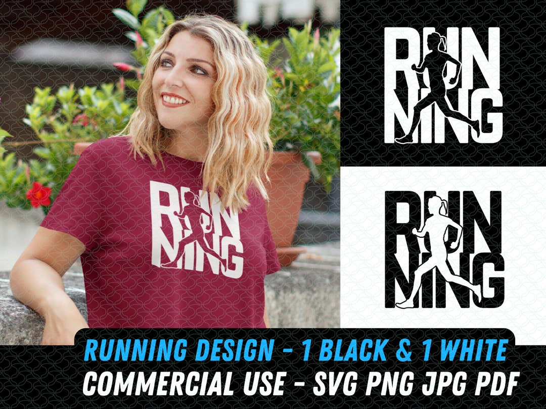 Running Design SVG Female | Running Png | Love Running | Digital File ...