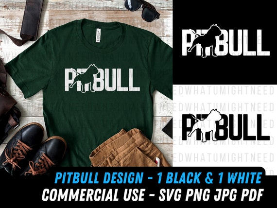 Pitbull Design SVG Pitbull Png Digital File Dog Design - Etsy