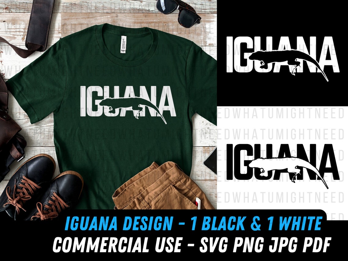Iguana Design SVG Iguana Png Digital File Lizard Design | Etsy