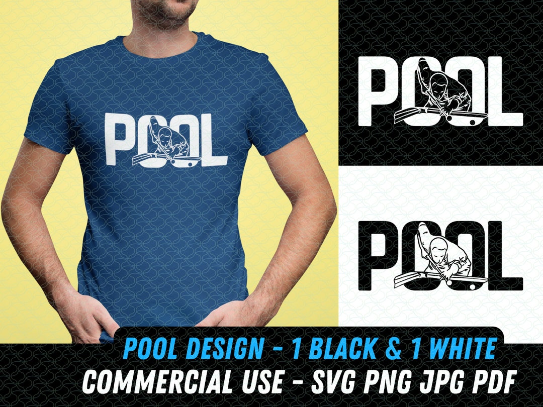 Pool Design SVG | Pool Png | Love Pool | Digital File | Billiard Design ...