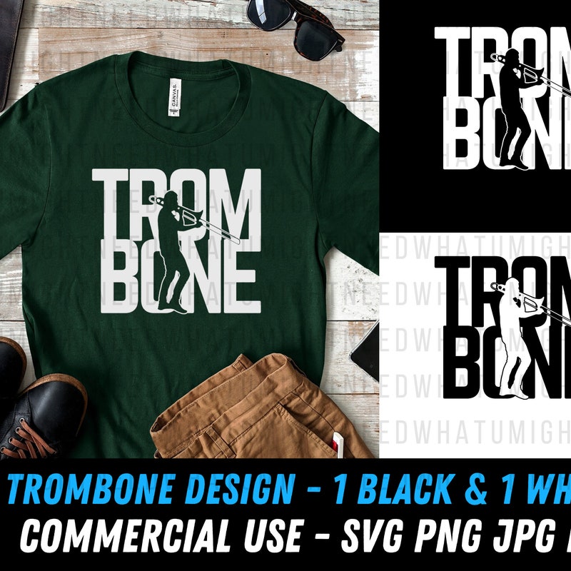 Trombone Svg - Etsy