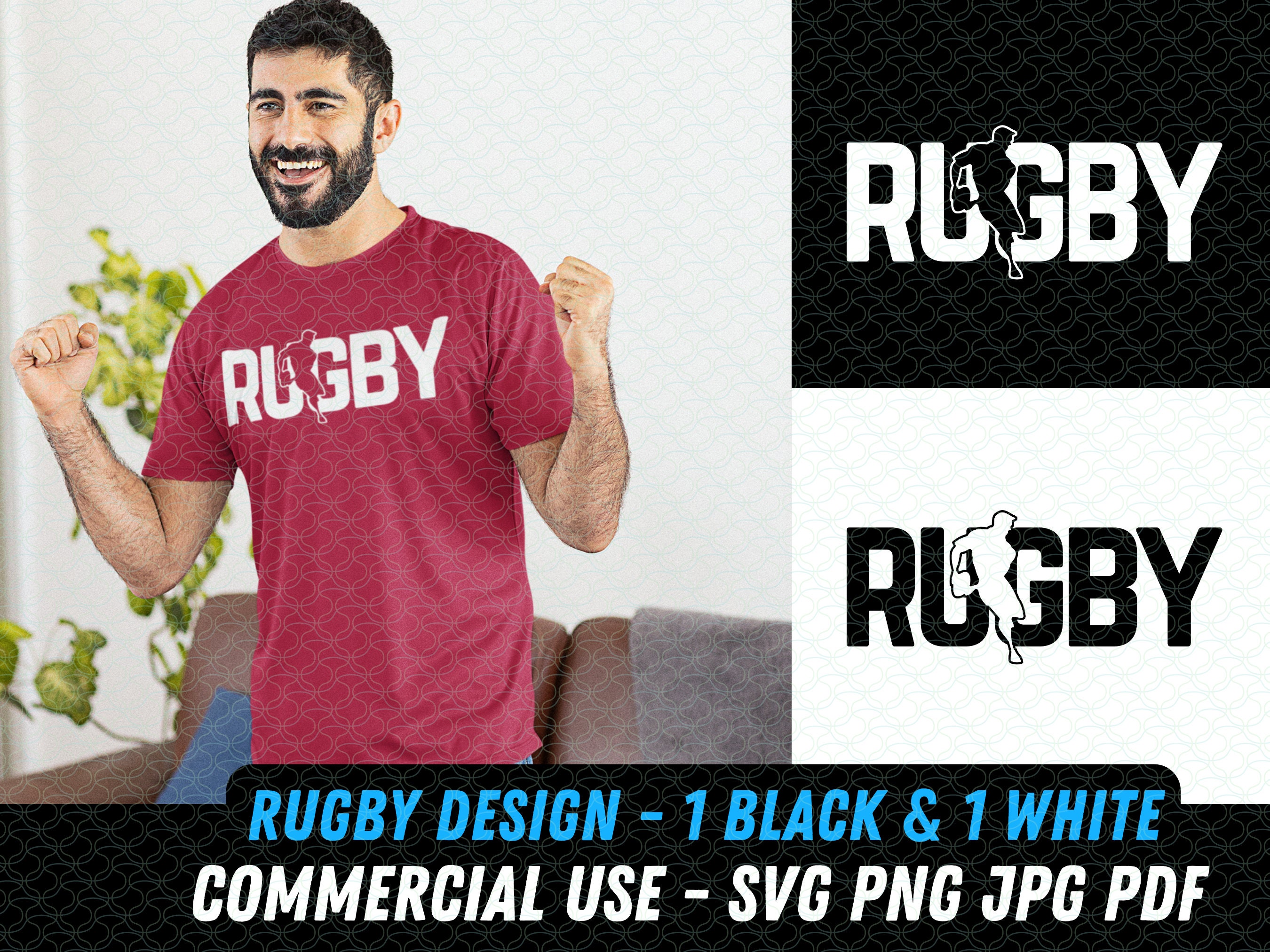 Rugby Design Writing SVG | Rugby Player Png | Love Rugby Svg | Digital ...