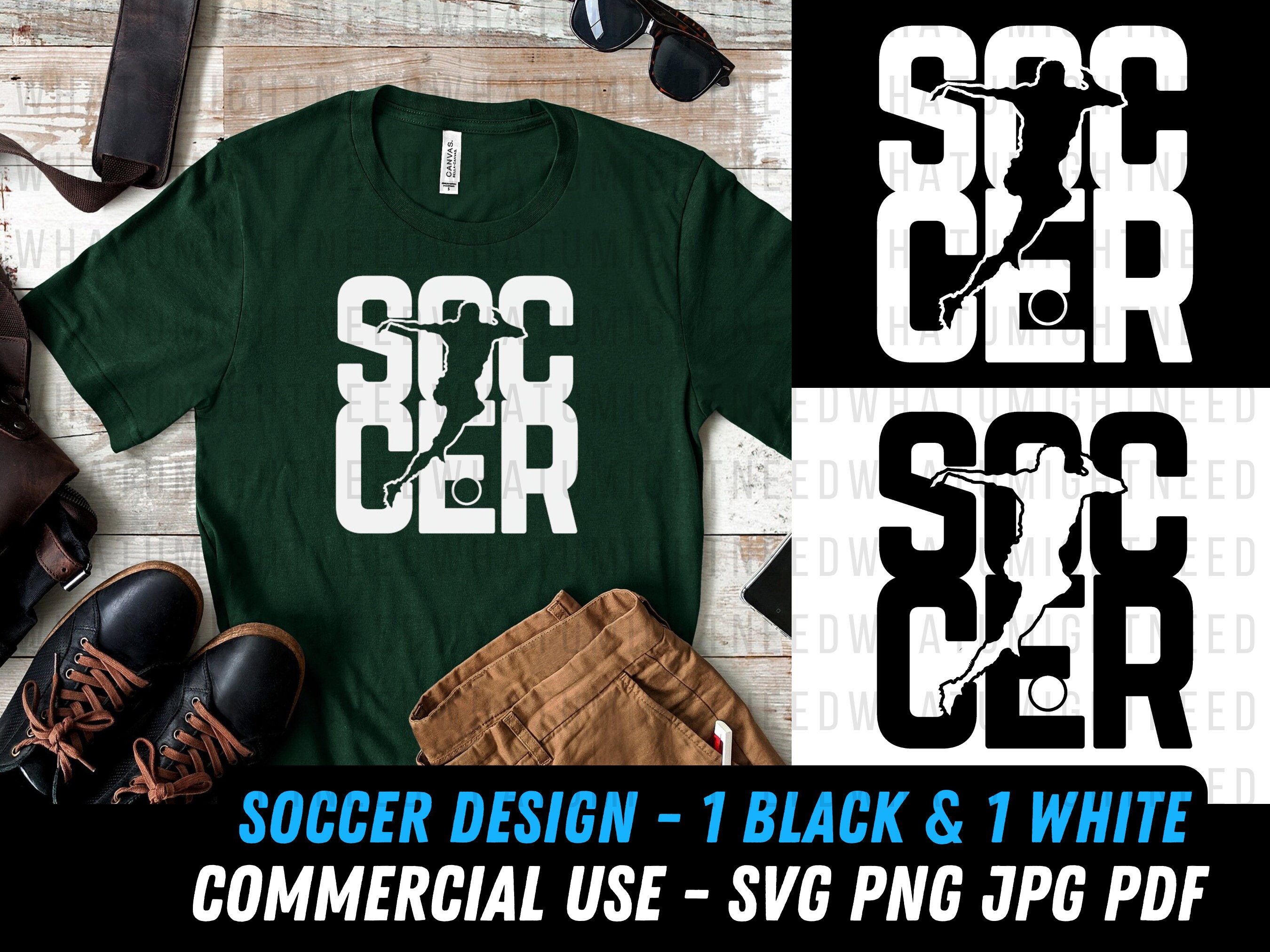 Soccer Design SVG Soccer Png Soccer Player Svg Digital File Soccer Svg ...