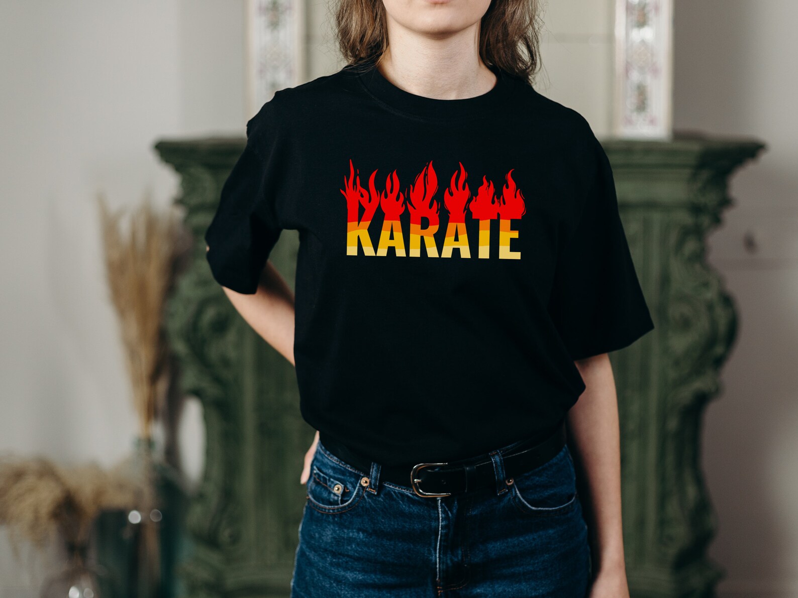 Word Karate SVG Karate Png Digital File Karateka Design Karate Fighter ...