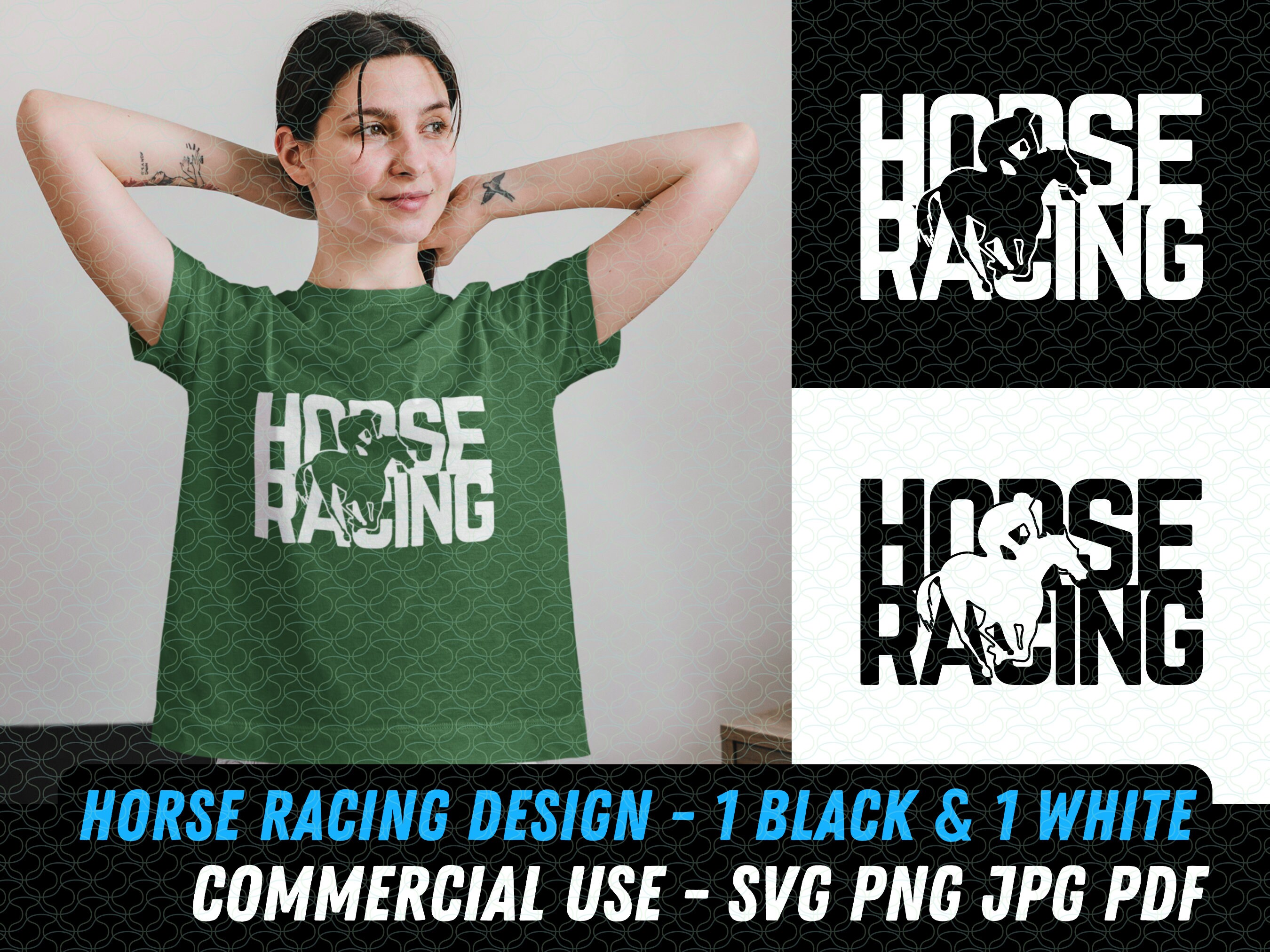 Horse Racing Design SVG Horse Racing Png Love Horse Racing - Etsy