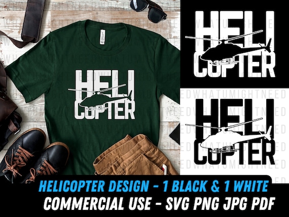 Helicopter Design SVG Helicopter Png Digital File Helico - Etsy