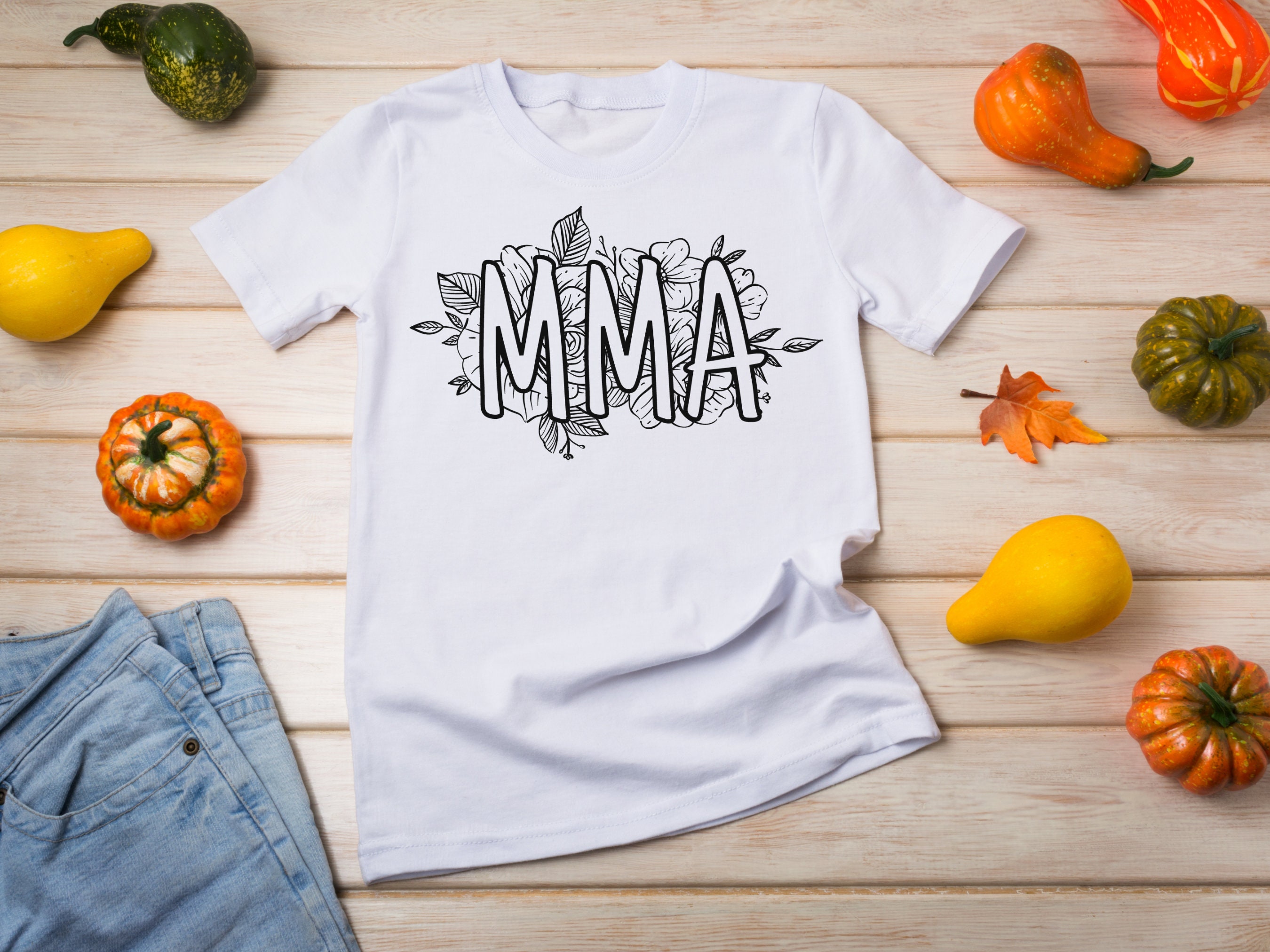 MMA Bundle SVG Mma Floral Png Mma Fighter Digital File Mixed Martial ...