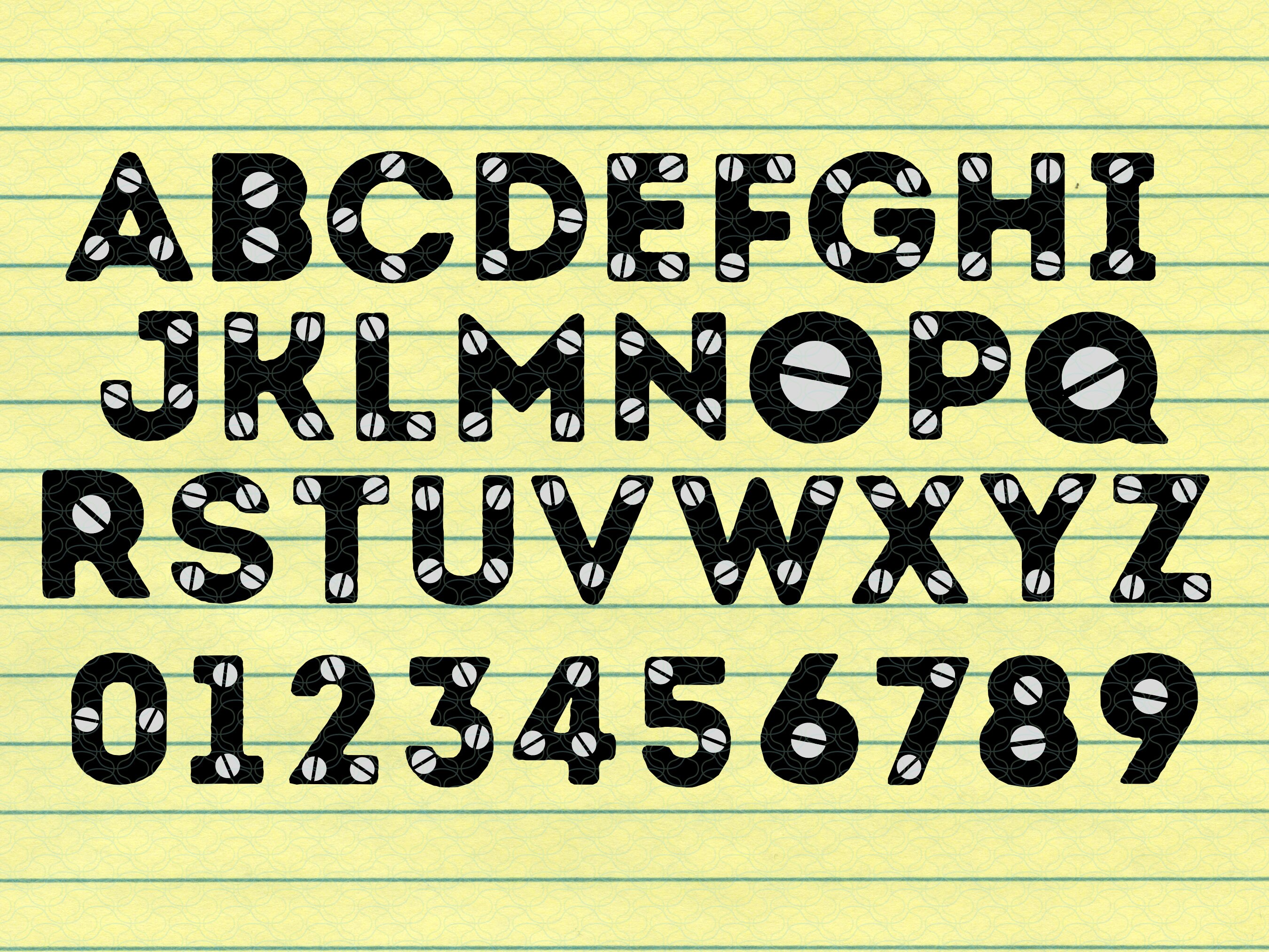 Construction Font SVG ABC Construction Png Construction Alphabet ...