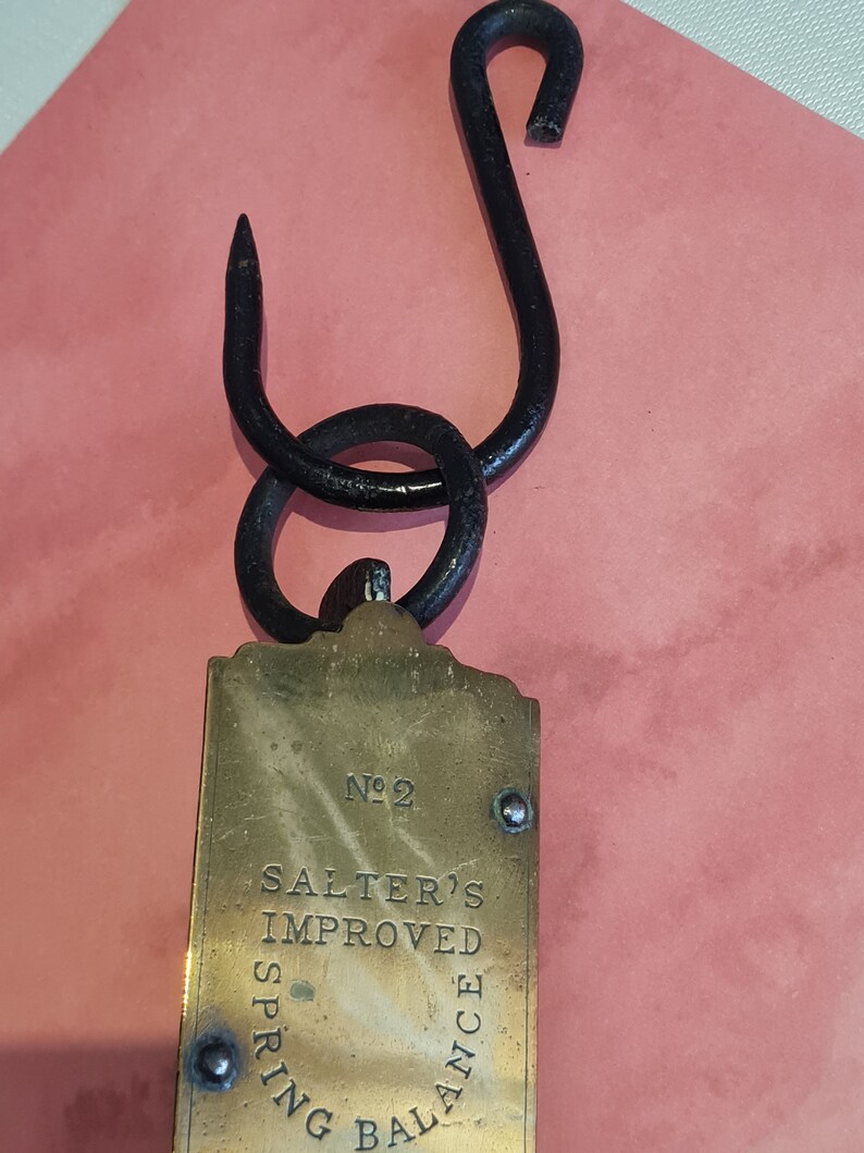 Salters Improved Spring Balance No. 2 - 40 Lb Scales. Including Hook ...