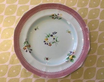 10 Antique of Hand Painted English Adams Calyx Ware Dinner Plates ...