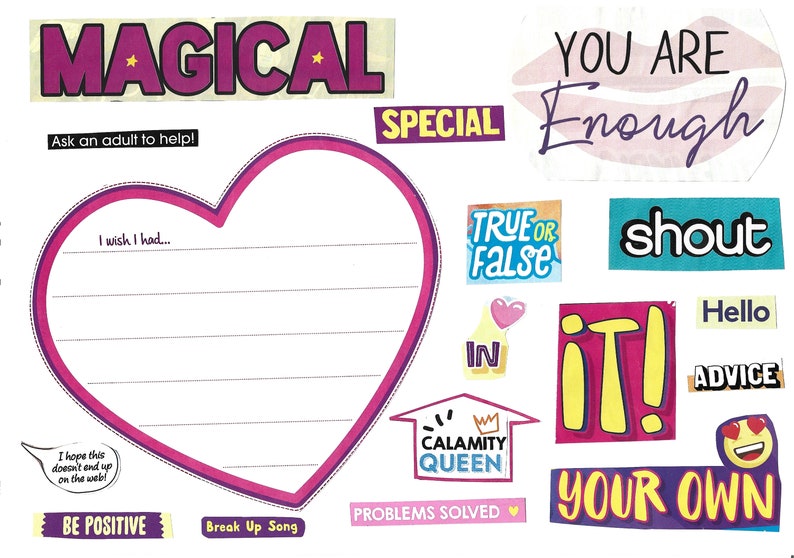 Vision Boards for TEENS 200 Plus Themed, Printable Images, Phrases, and ...