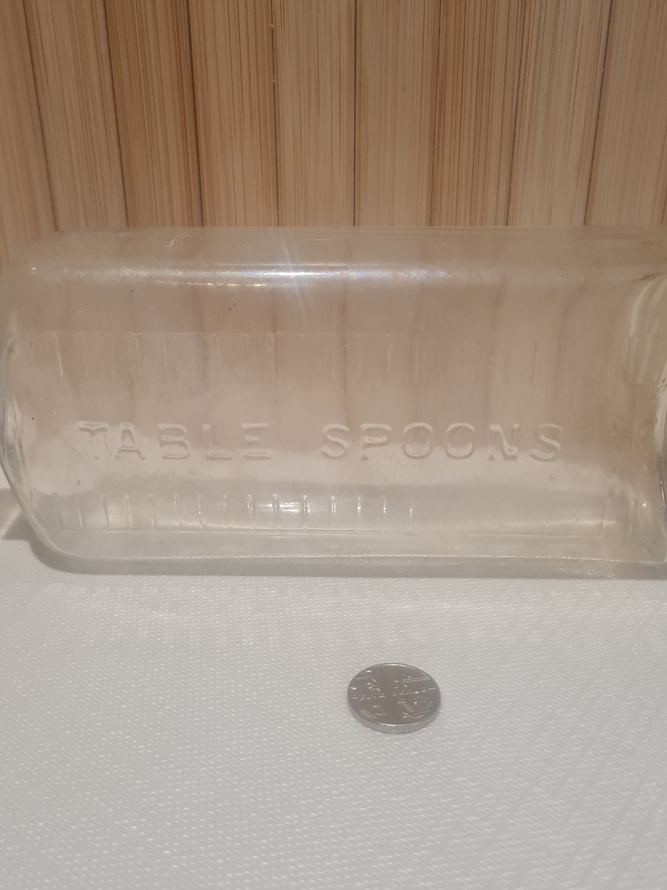 Vintage Screw Top 12-ounce Measuring Bottle Tablespoons - Etsy