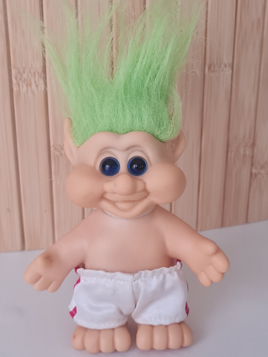 Vintage I.T.B. Green Haired Troll in His Boxer Shorts - Etsy
