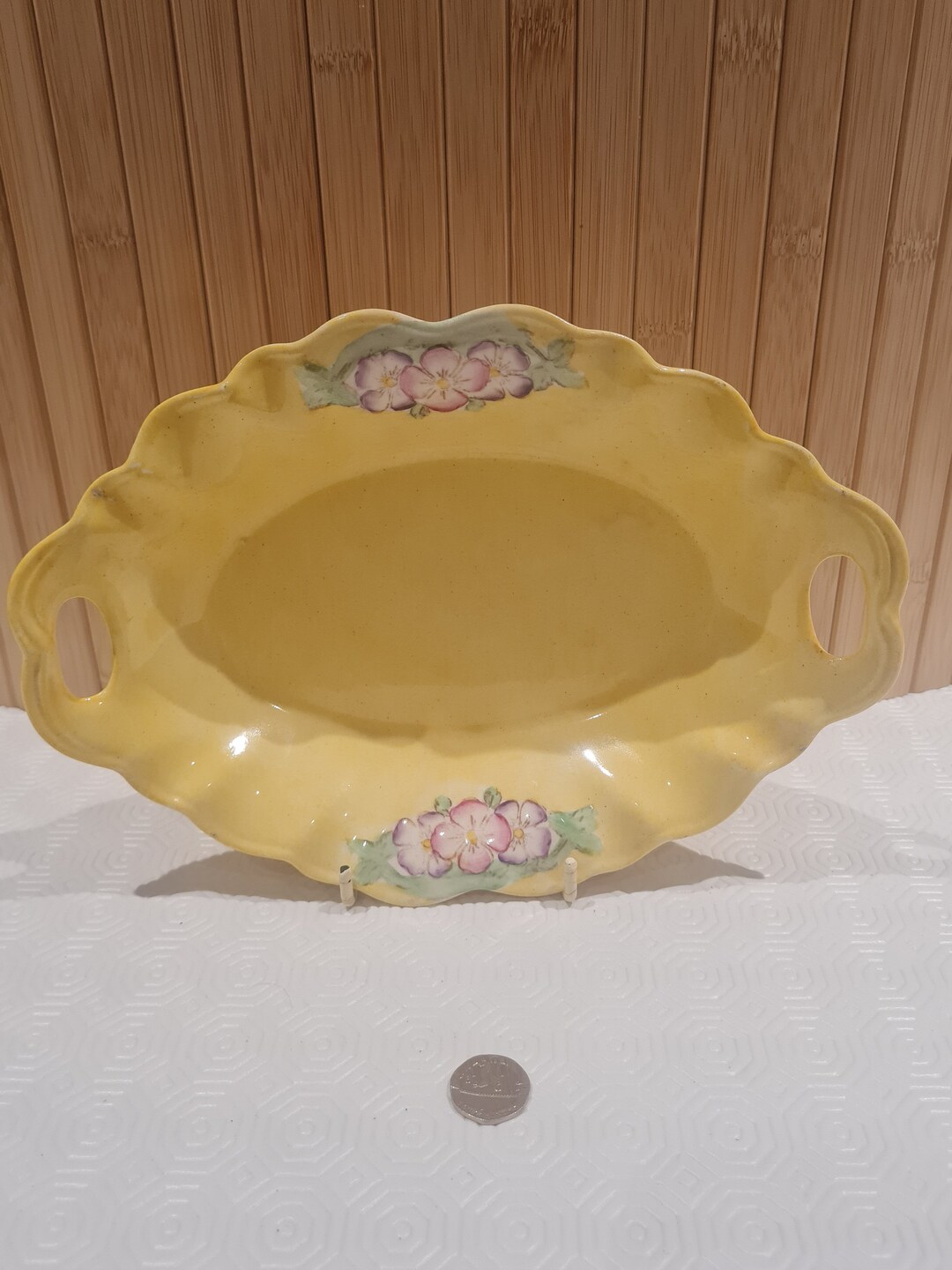 Lovely Yellow James Kent Longton Pottery Sandwich Plate - Etsy