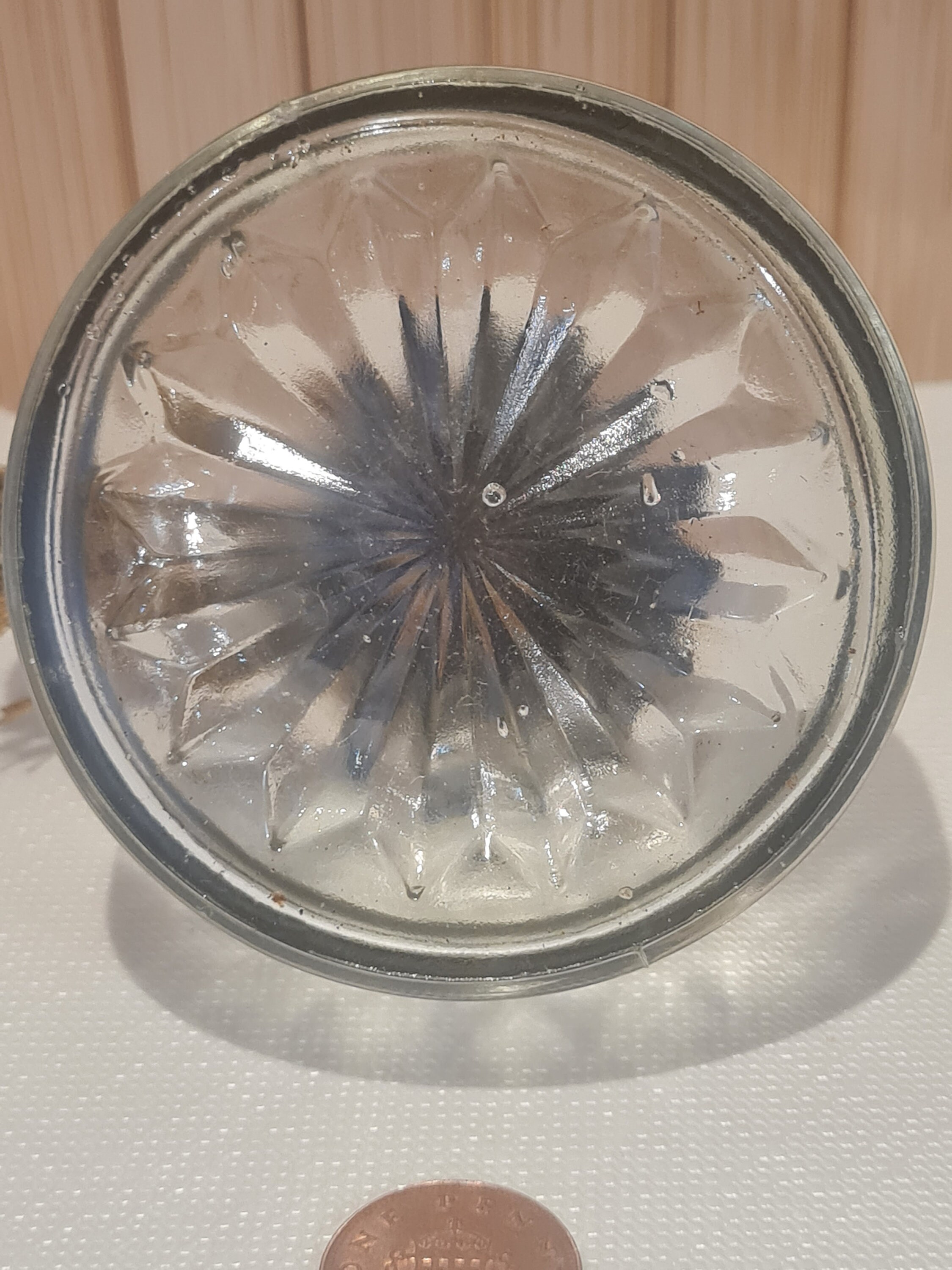 Vintage Clear Glass Inkwell With Metal Lid Made in England. - Etsy