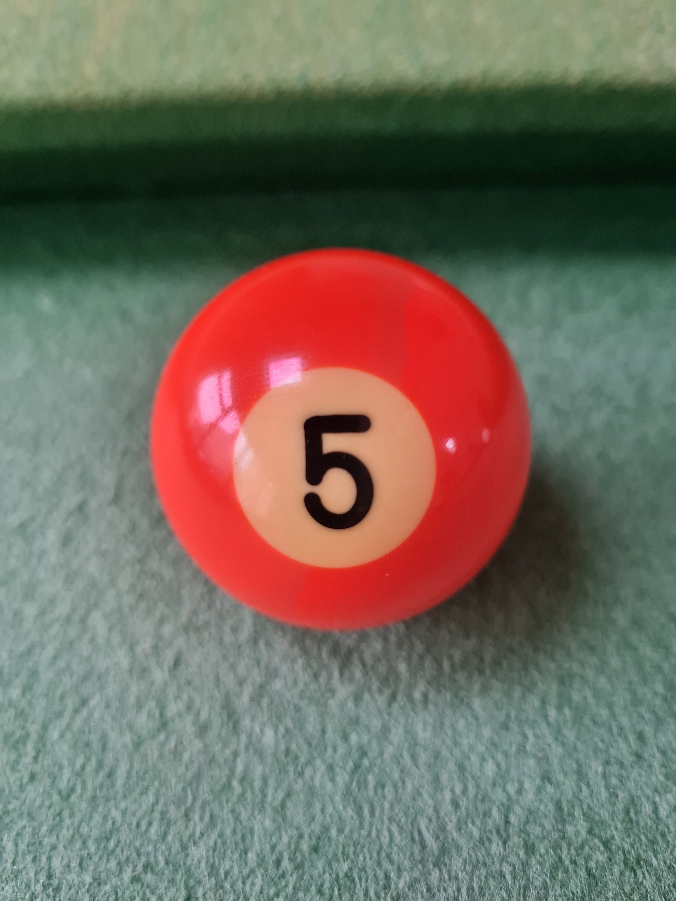 Vintage Pool Balls in Great Condition. Numbers 5, and 15. the Balls Are ...