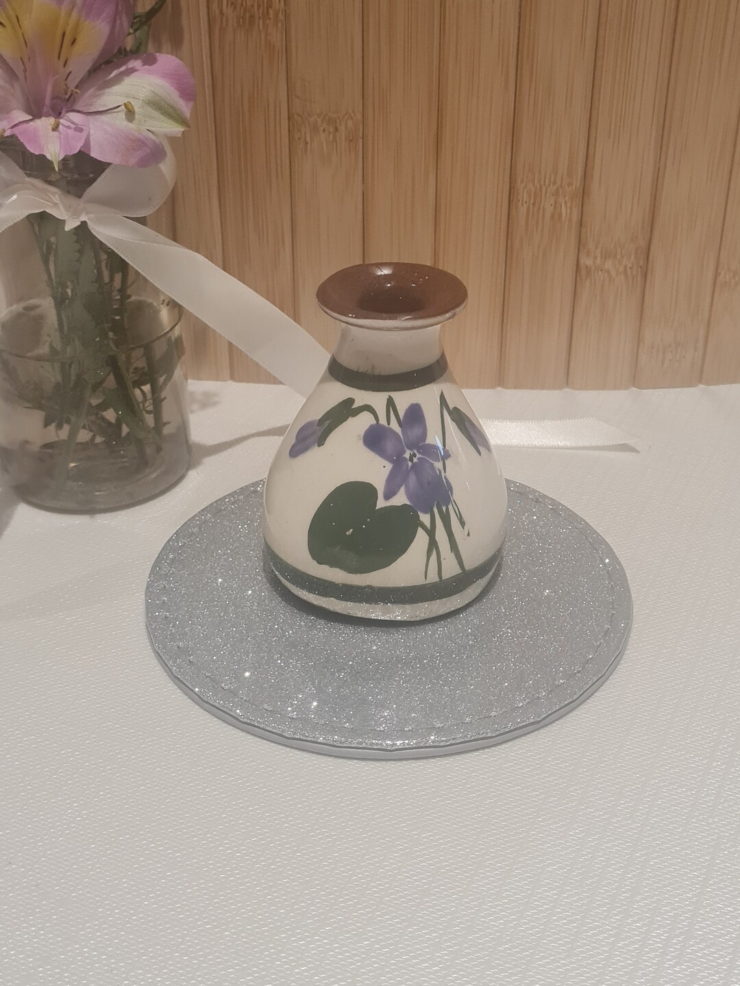 Beautiful, Big Torquay Ware Devonshire Violets Perfume Bottle - Etsy UK
