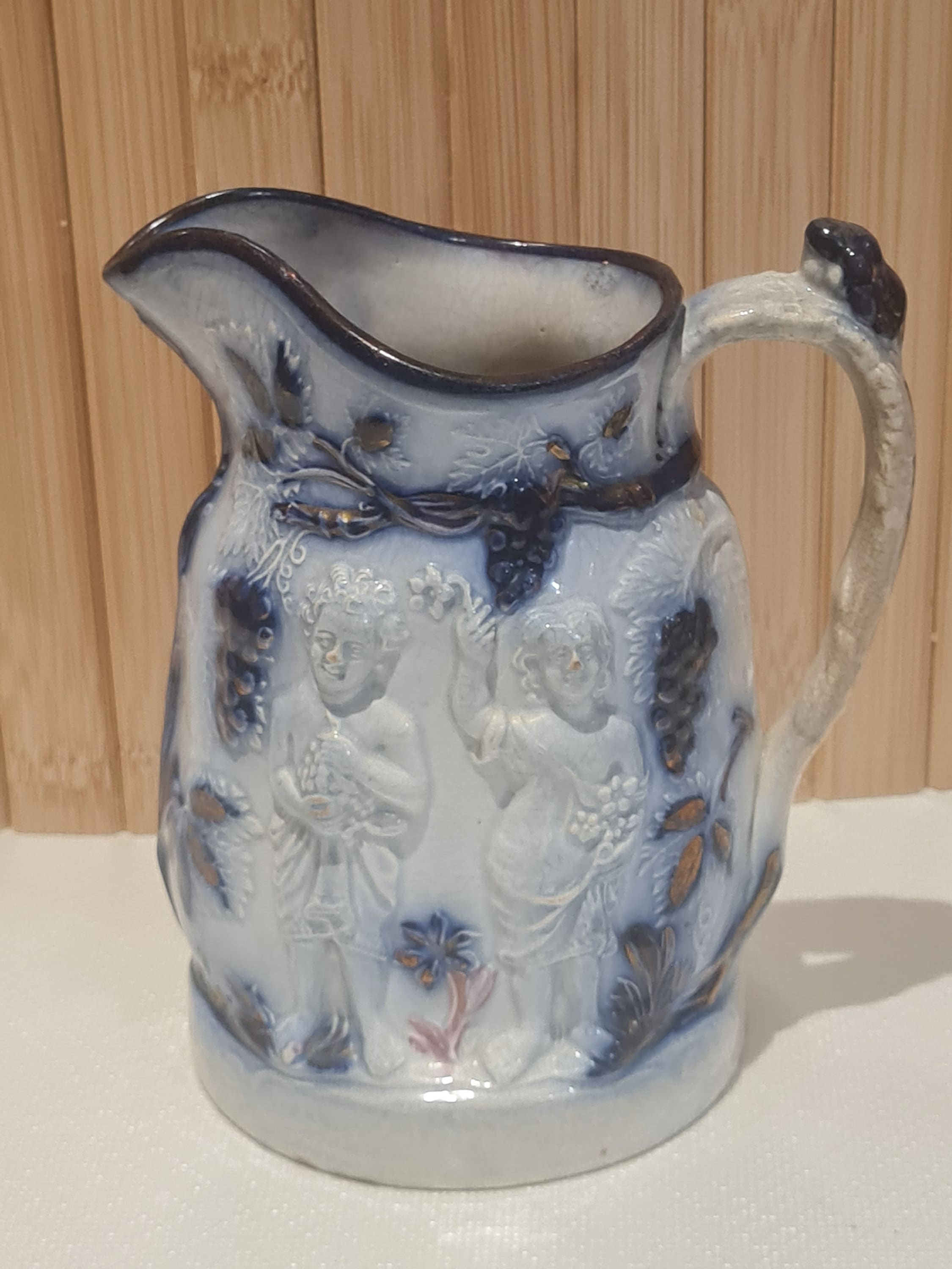 Antique Flow Blue Jug Featuring the Royal Children of Queen Victoria - Etsy