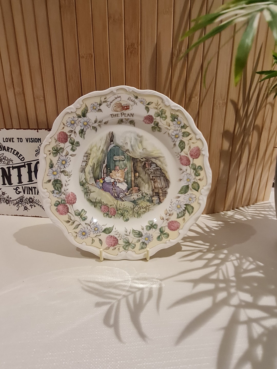 Collectable Brambly Hedge Plate From 1993, the Plan. - Etsy