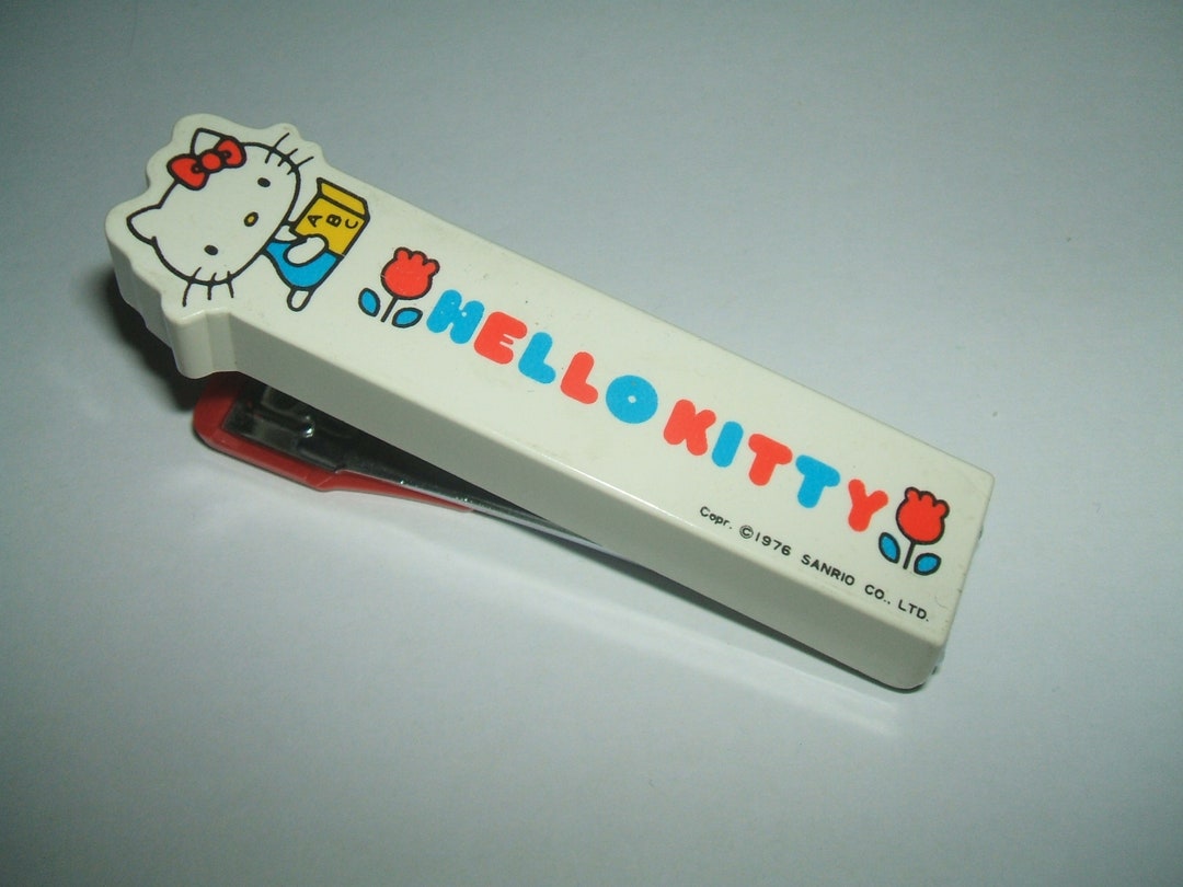 1976 Sanrio Hello Kitty Stapler With Some Original Staples - Etsy