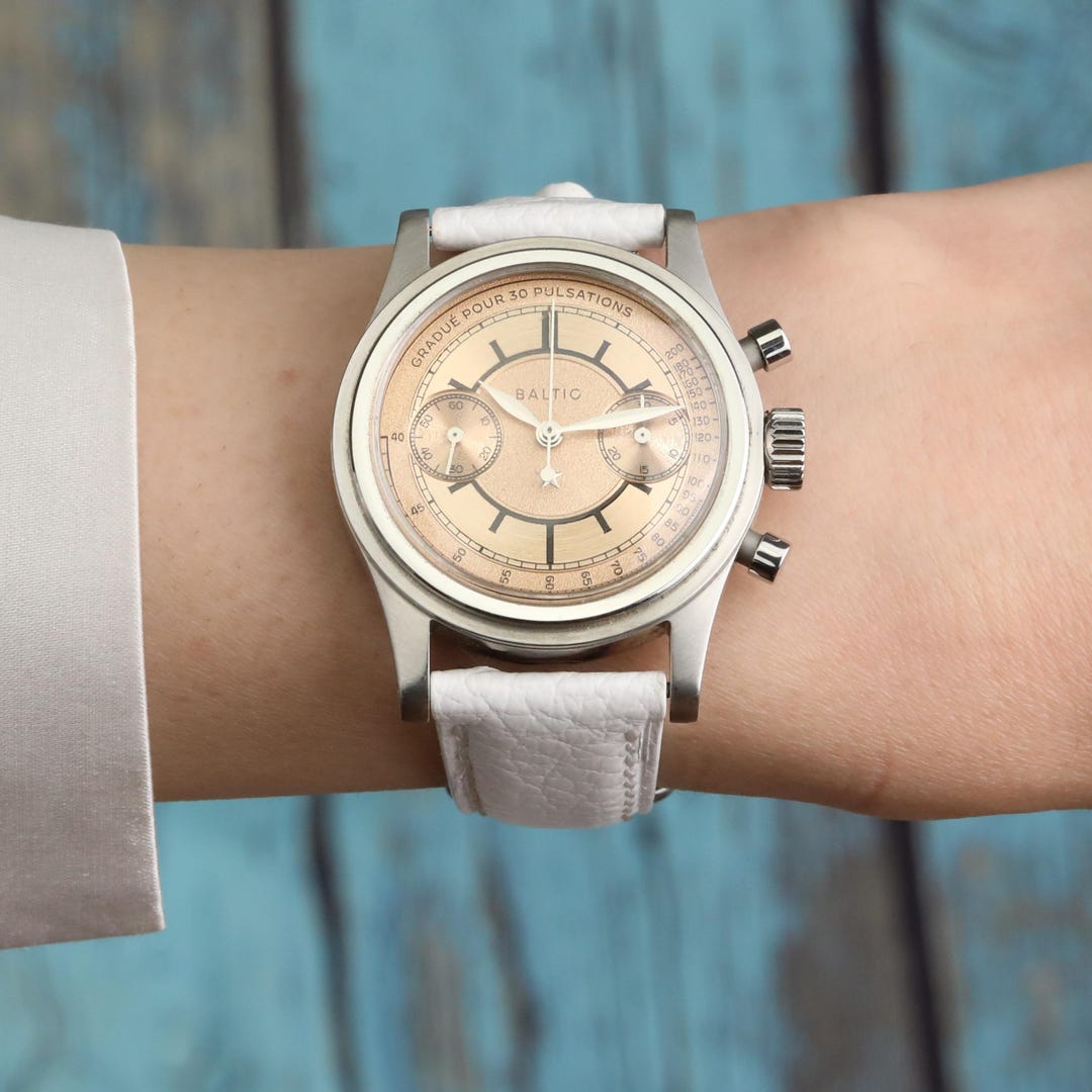 White Handcrafted Calfskin Leather Watch Strap / Premium Quality Watch ...