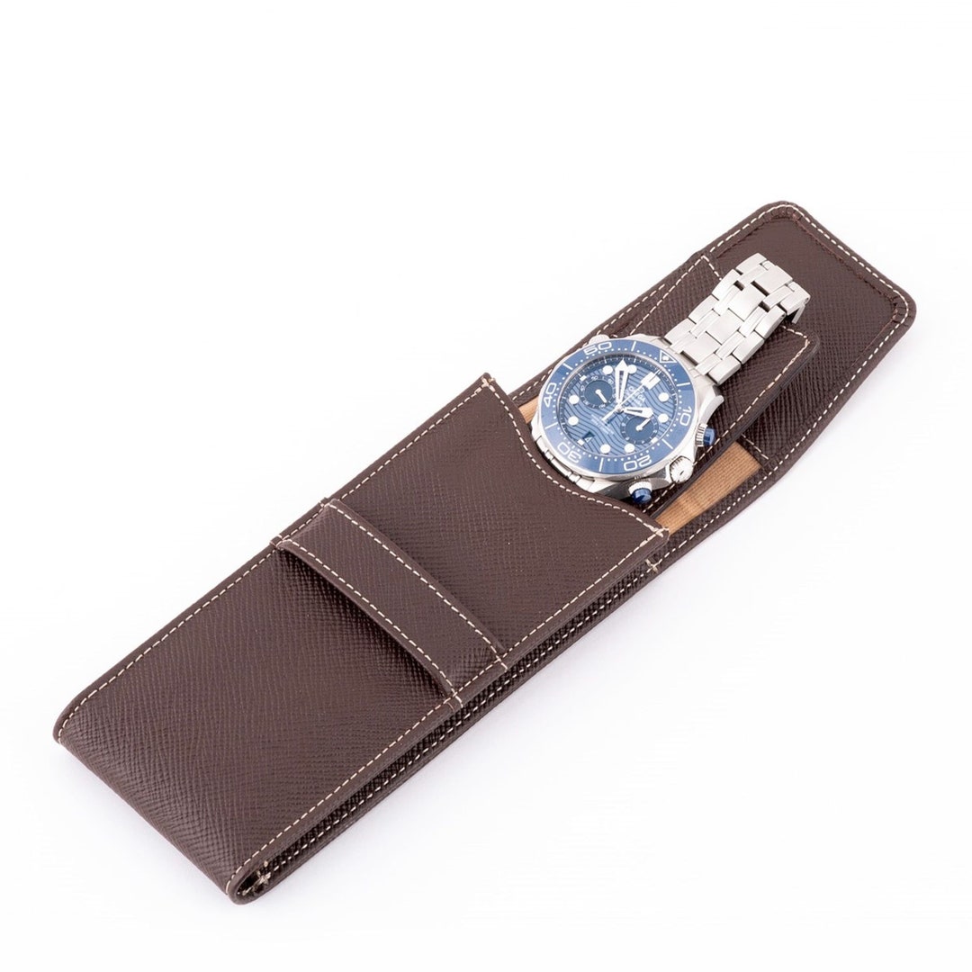 Personalized Handmade Watch Case / Custom Leather Watch Case / Watch ...