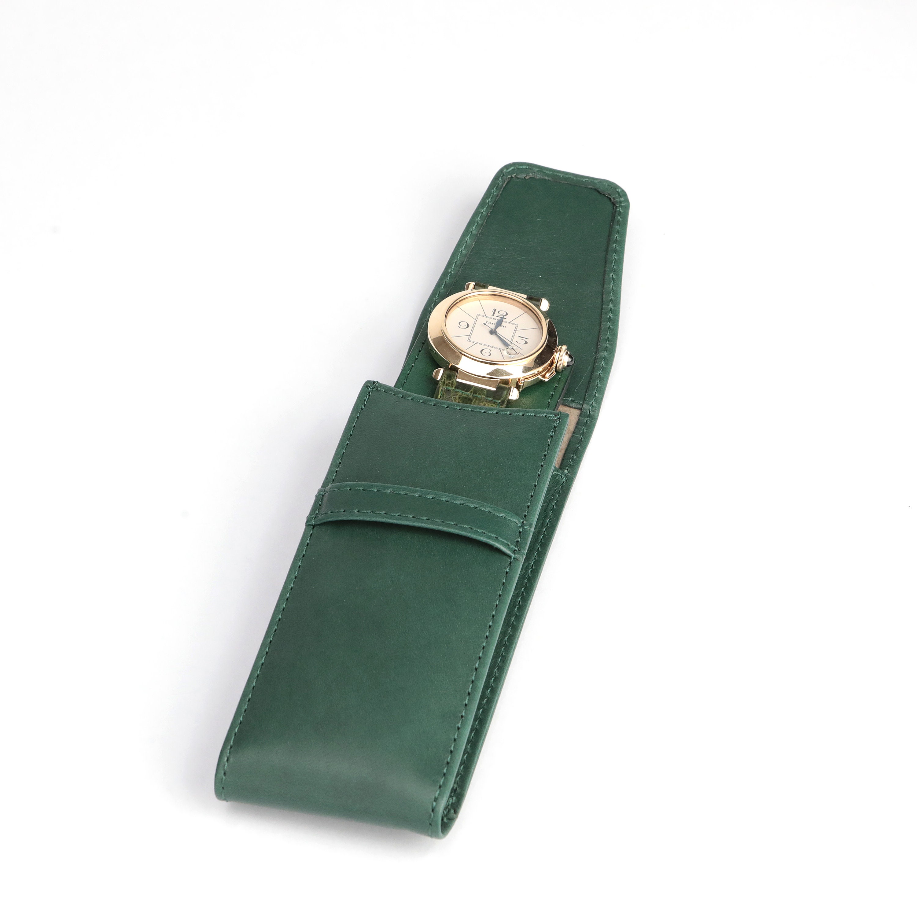 Personalised Handmade Leather Watch Case / Single Watch Case / Leather ...