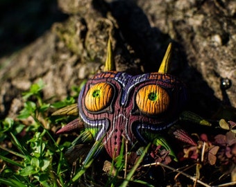 Zelda Wood Majora Mask - Etsy