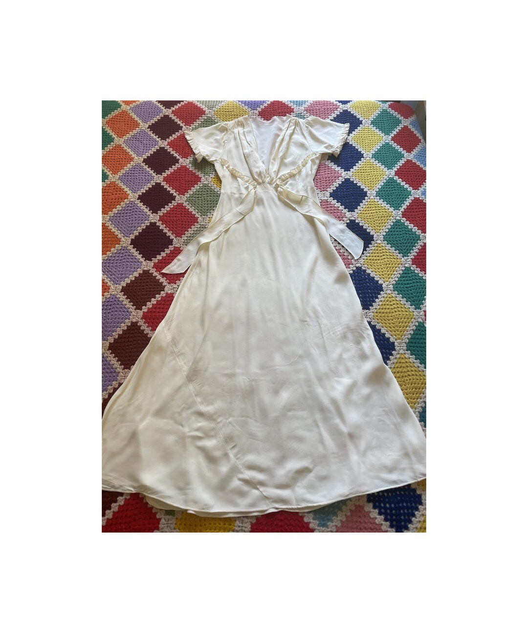 60s SPECIAL Cream EMBROIDERED Super Softy Silk DRESS - Etsy