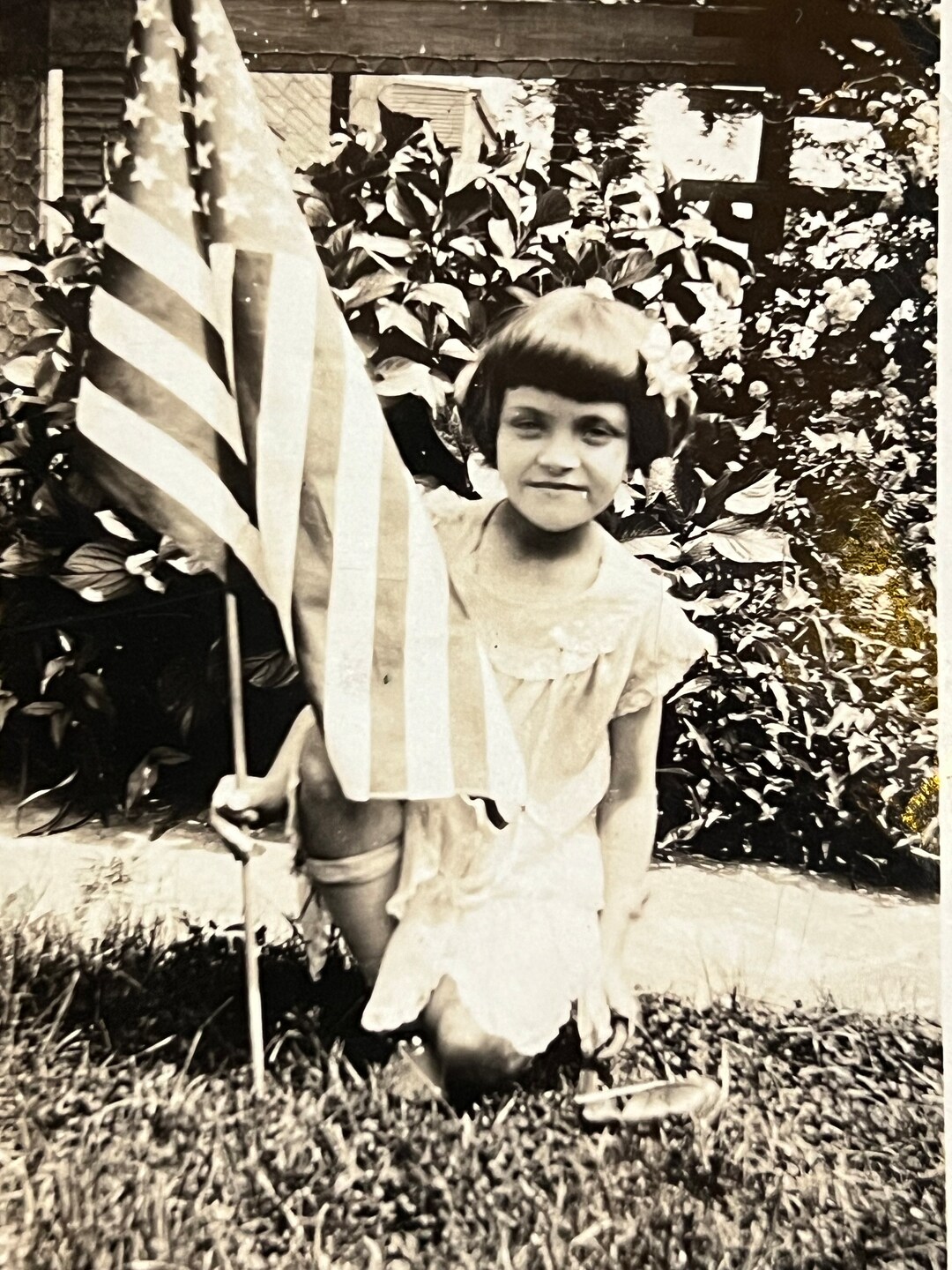 God Bless America Adorable Young Kids Dress up for July 4th Antique ...