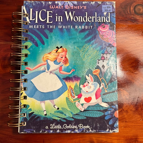 Alice in Wonderland Little Golden Book - Etsy