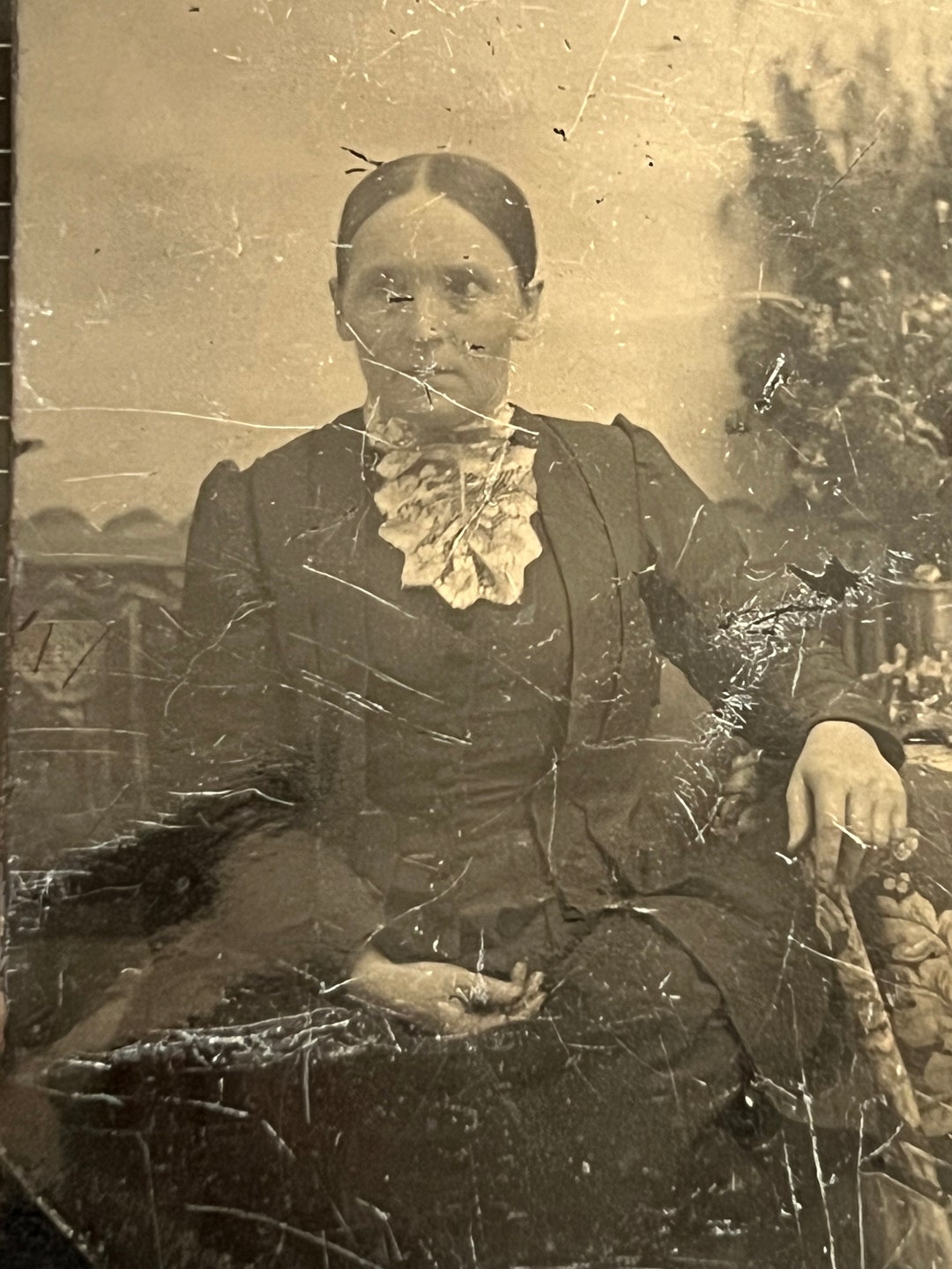 A Prominent Victorian Lady in Her Lace and Dress! - Antique/ Vintage ...