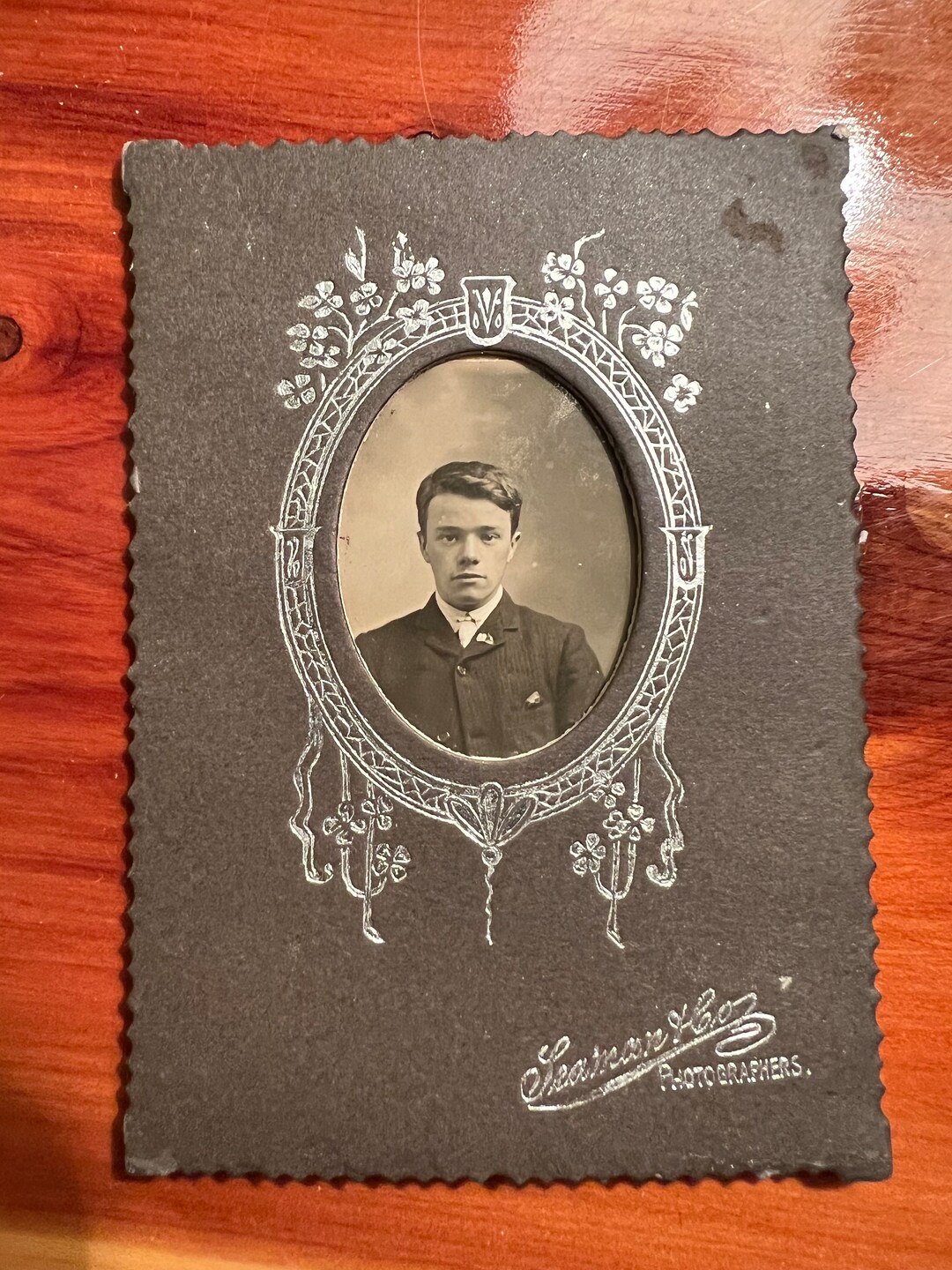 1880s Arcade Card of Cute Young Man Antique / Vintage Original Snapshot ...