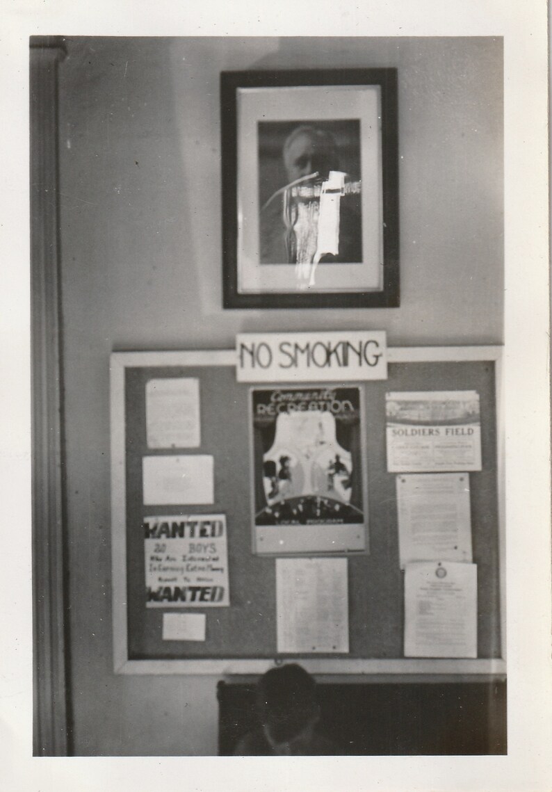 FDR Says NO SMOKING Wanted Poster for Boys Funny Historical - Etsy