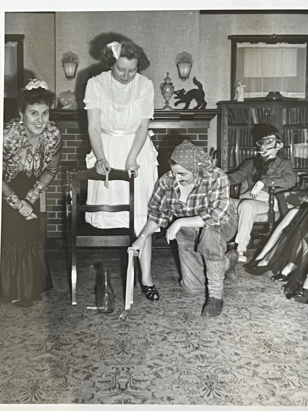 Halloween Party #8! People Dressed up in Costumes! - Antique/ Vintage ...