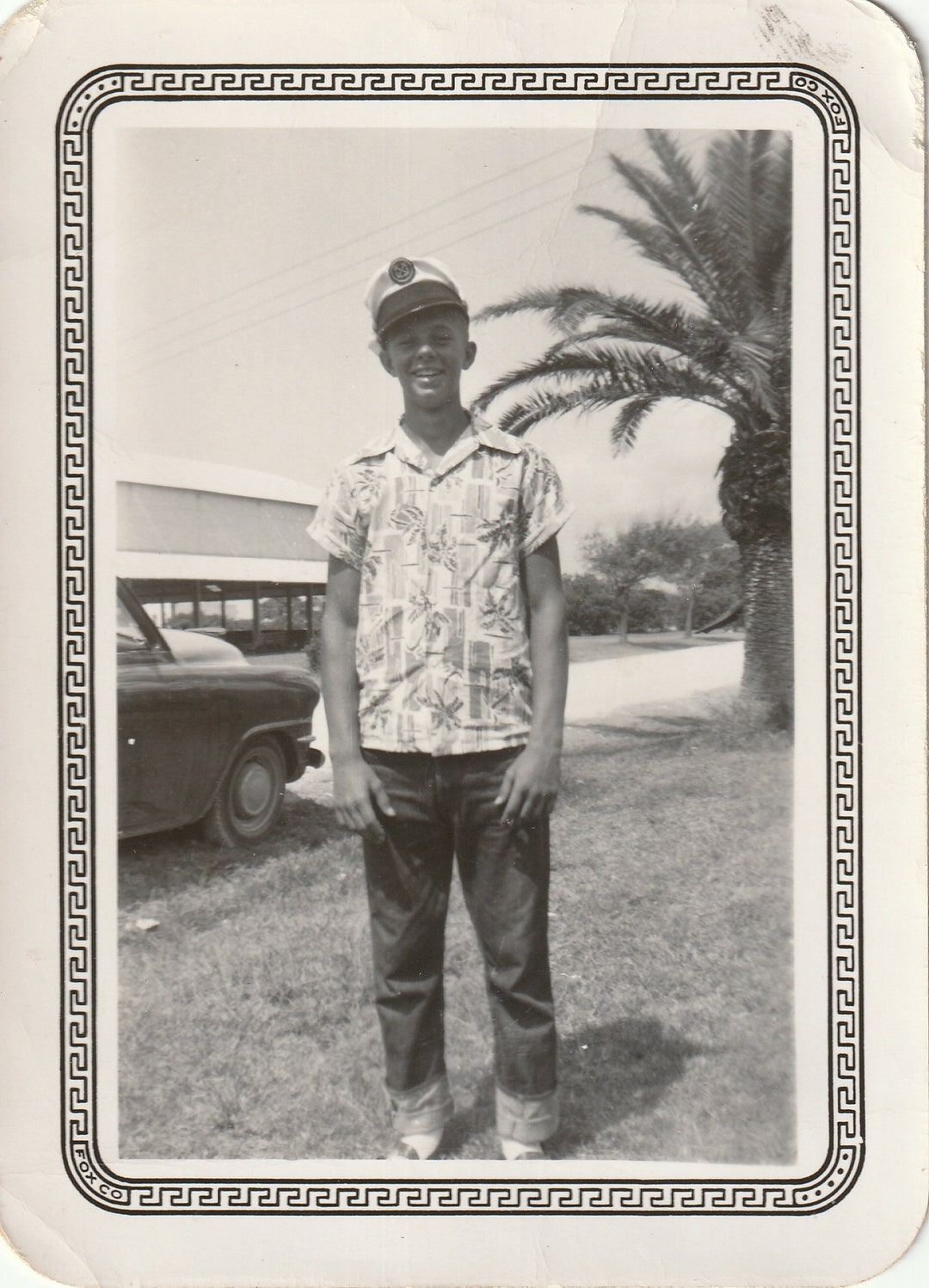 Captain Kid Cute Young Boy Wears Hat for Picture Beefcake Gay - Etsy