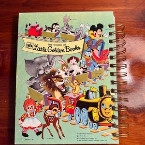 Pinocchio Little Golden Book Journal Diary Notebook Planner - Etsy