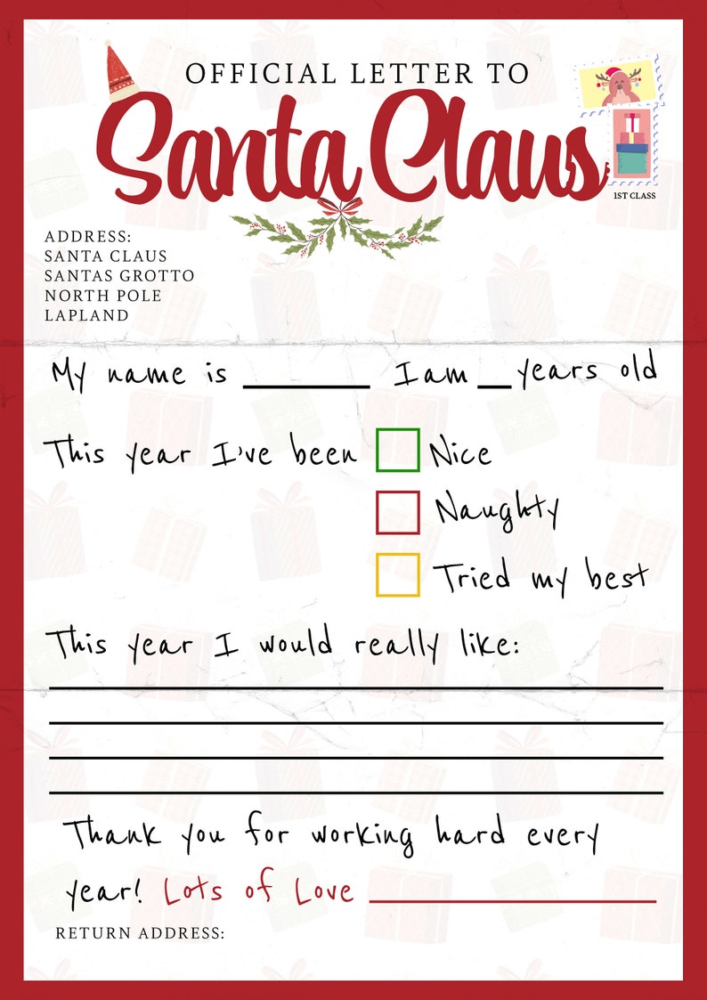Funny Official Christmas Letter - Etsy