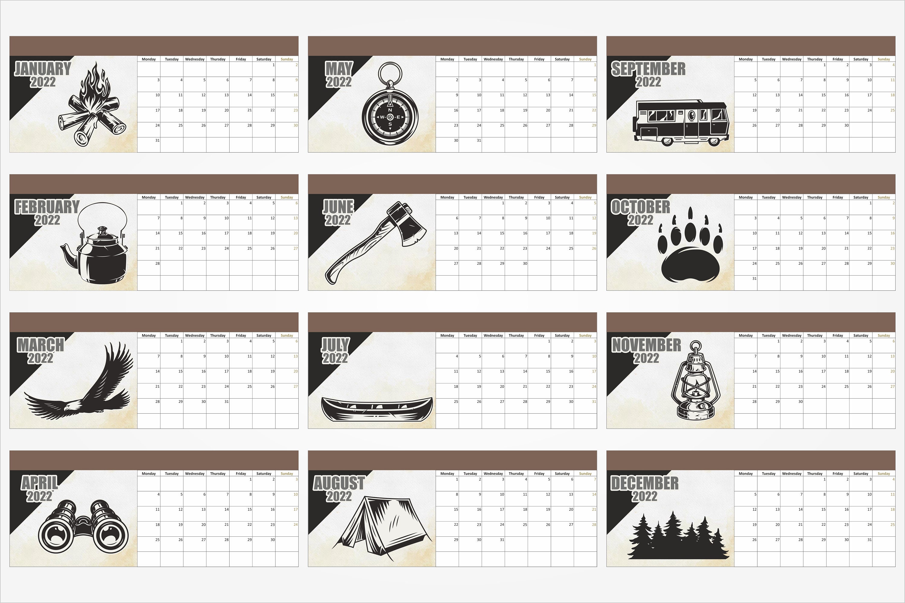 Wooden Wall Photo Frame With Calendar mountain Wall Photo Frame With ...