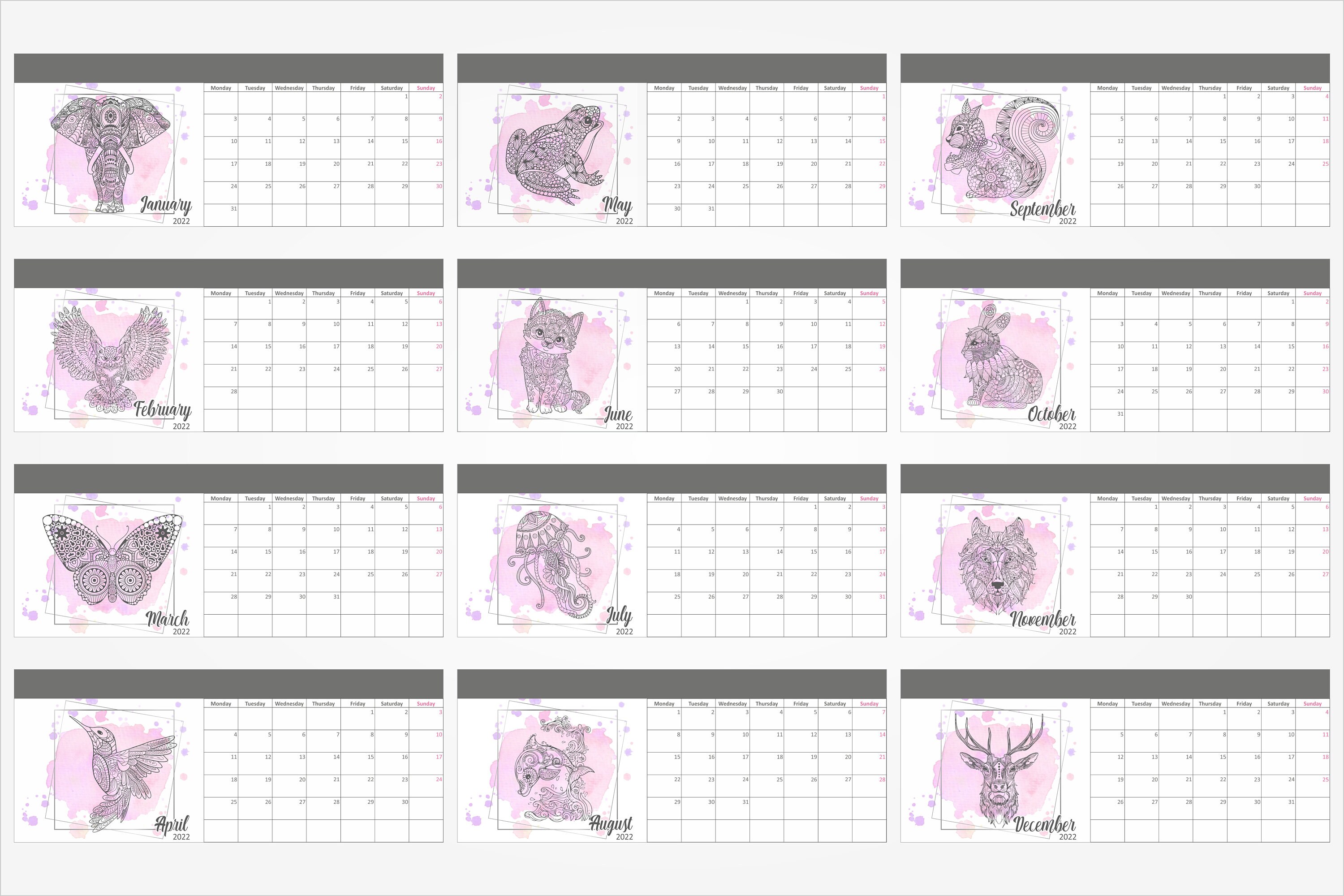 Wooden Photo Frame With Calendar mandala Wall Photo Frame With Calendar ...