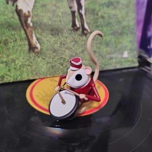 Circus Mouse Snare Drum Jumping Mice Figure - Etsy